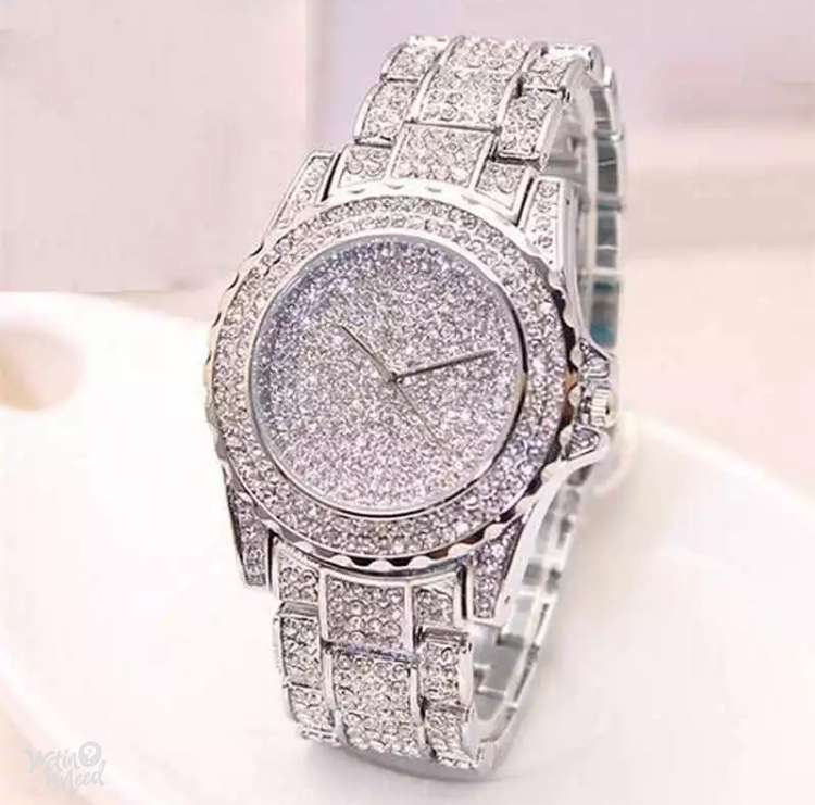Women Ladies Bling Diamonds Crystal Strap Watch Fashion Luxury ...
