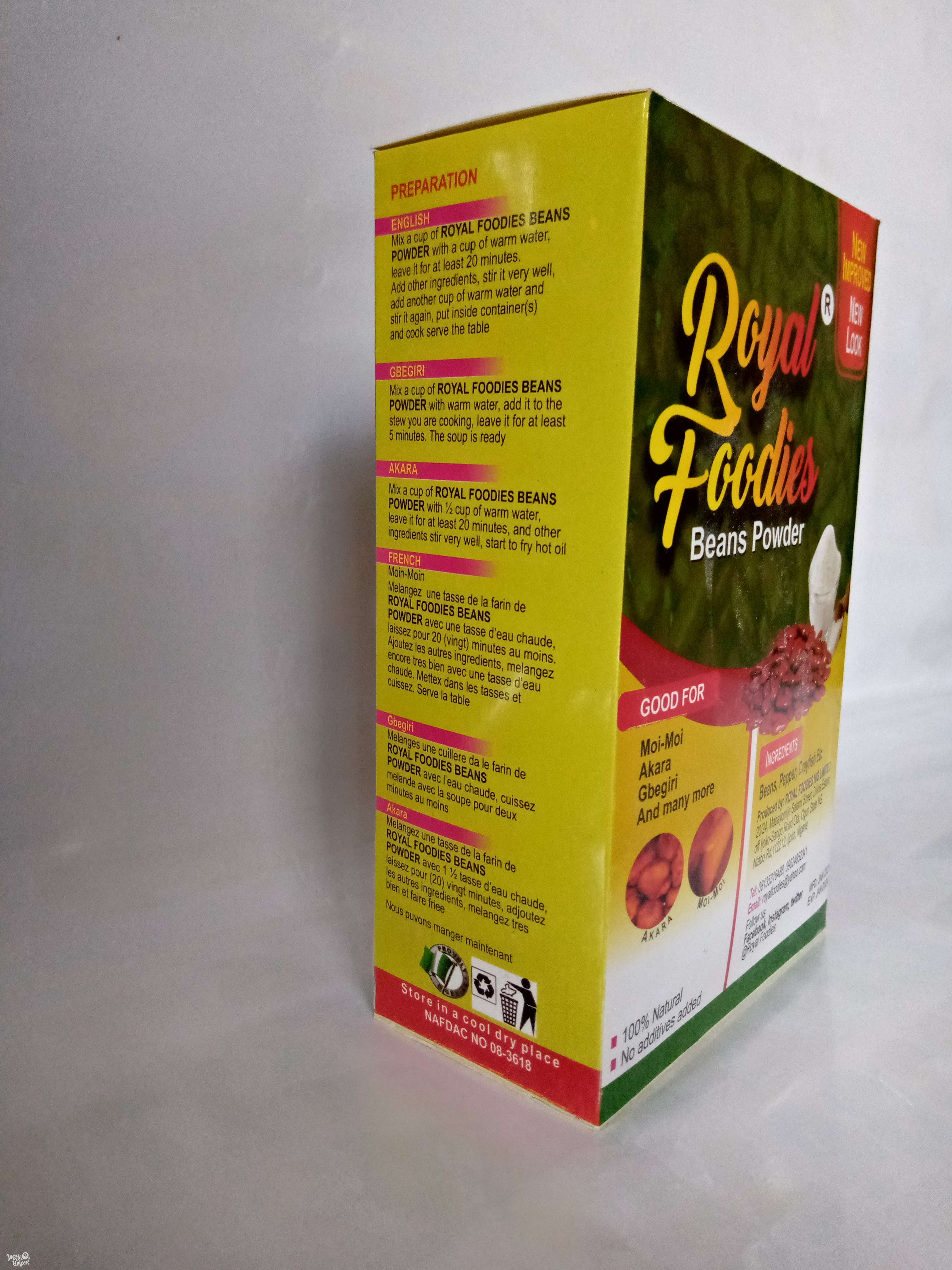 Royal Beans Flour | Royal Foodies Nig Limited - Wetinuneed
