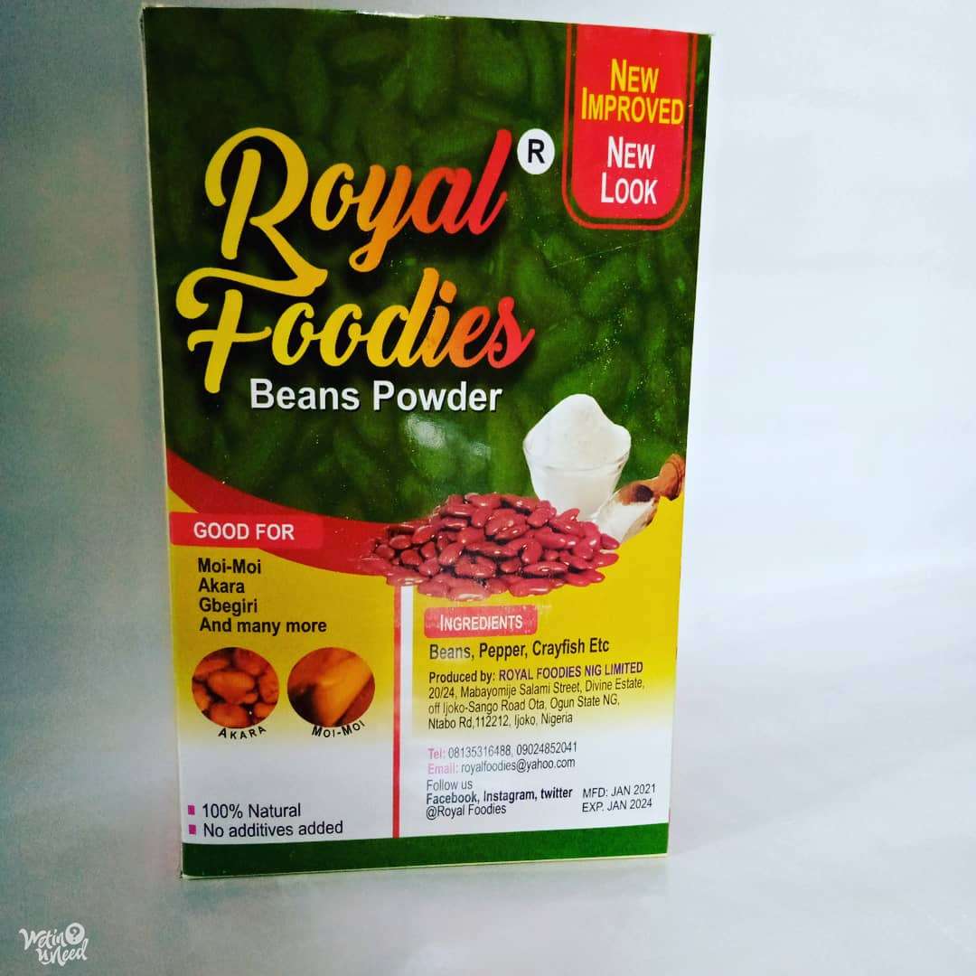Royal Beans Flour | Royal Foodies Nig Limited - Wetinuneed